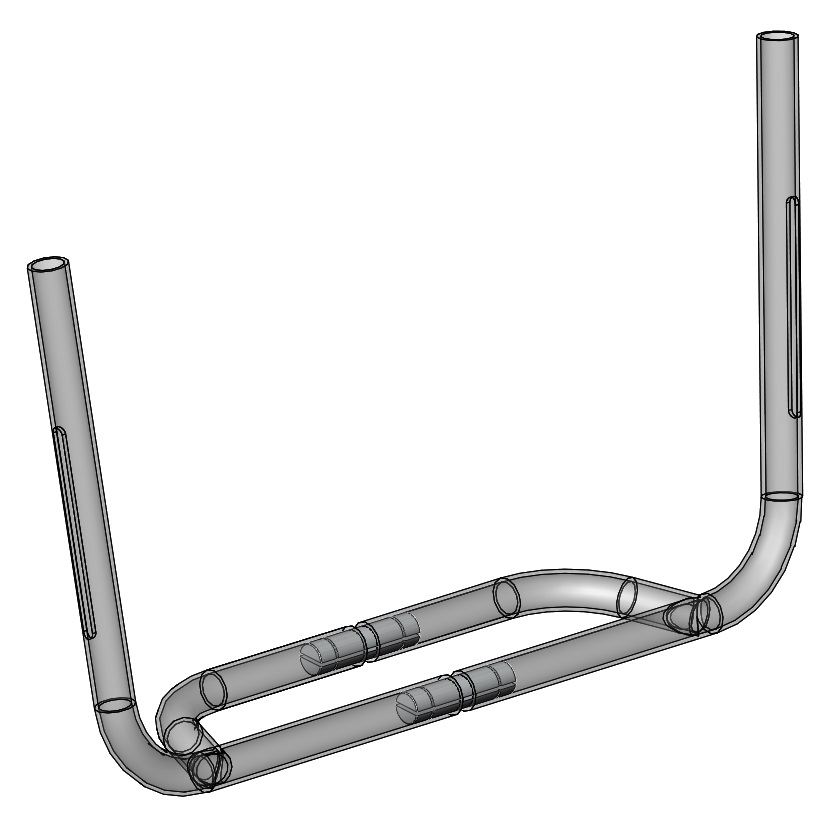 Fußbügel durchgehend höhenverstellbar | E8000601100-380